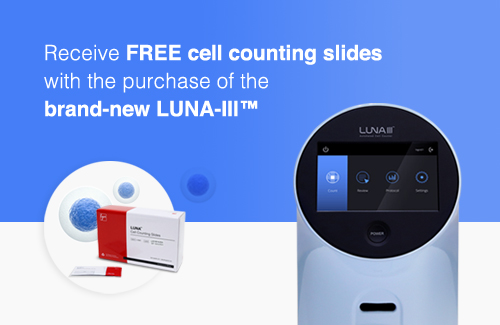 Receive FREE cell counting slides with the purchase of the brand-new ...